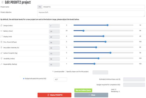 Continuing or shelving a project